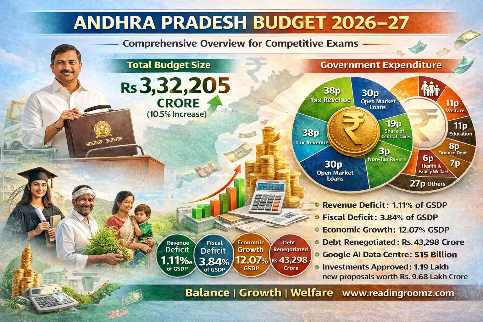 Andhra Pradesh Budget 2026-27 Highlights, Analysis for APPSC