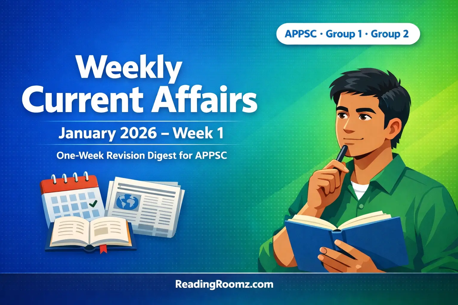 Weekly Current Affairs January 2026 (Week 1): PDF Download